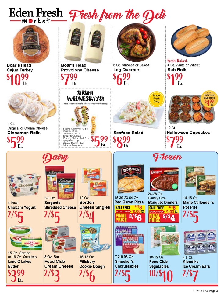 Print Weekly Specials | Eden Fresh Market | Eden Fresh Market - 12160 ...